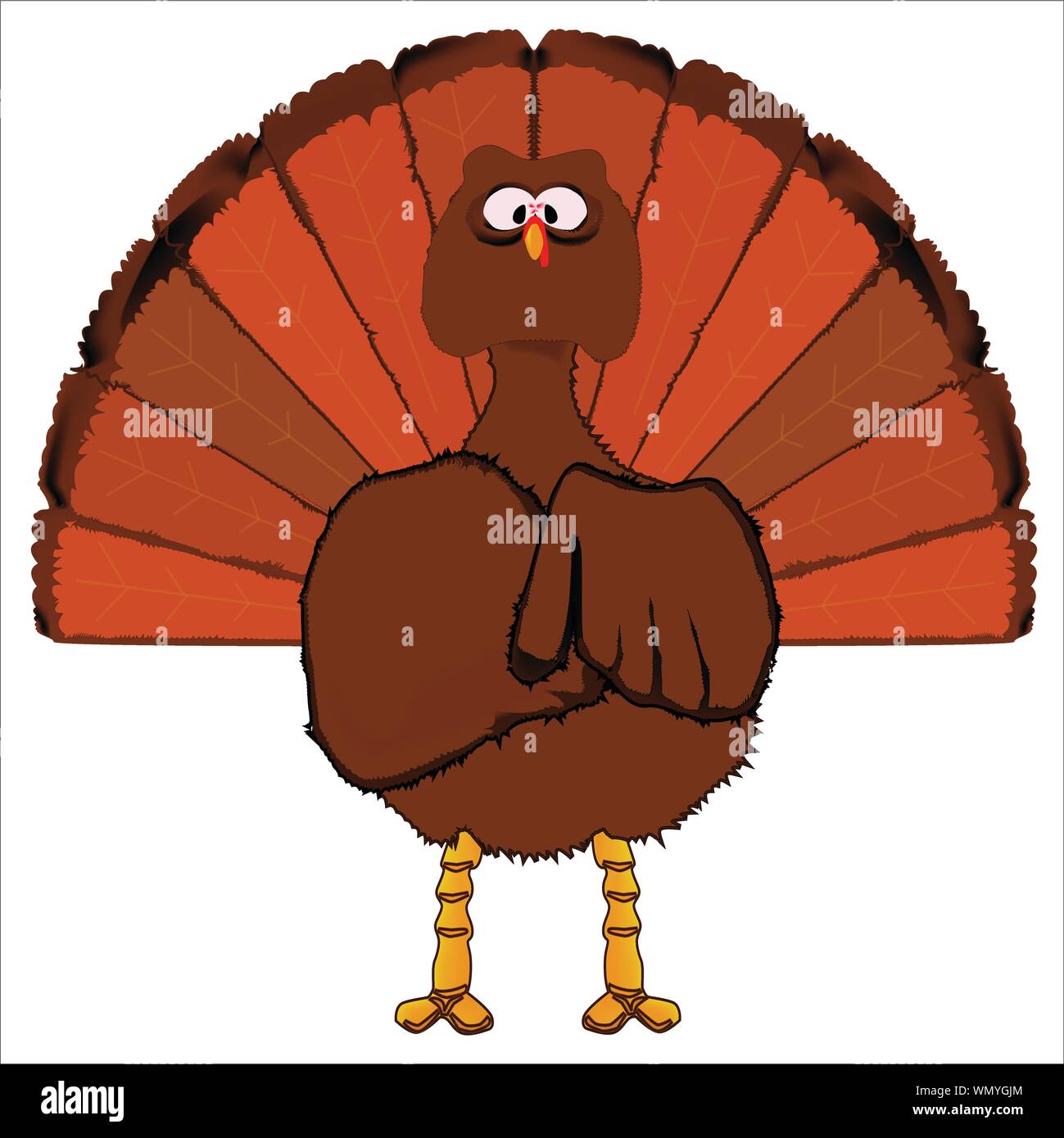 Turkey christmas dinner illustration Stock Vector Images - Alamy