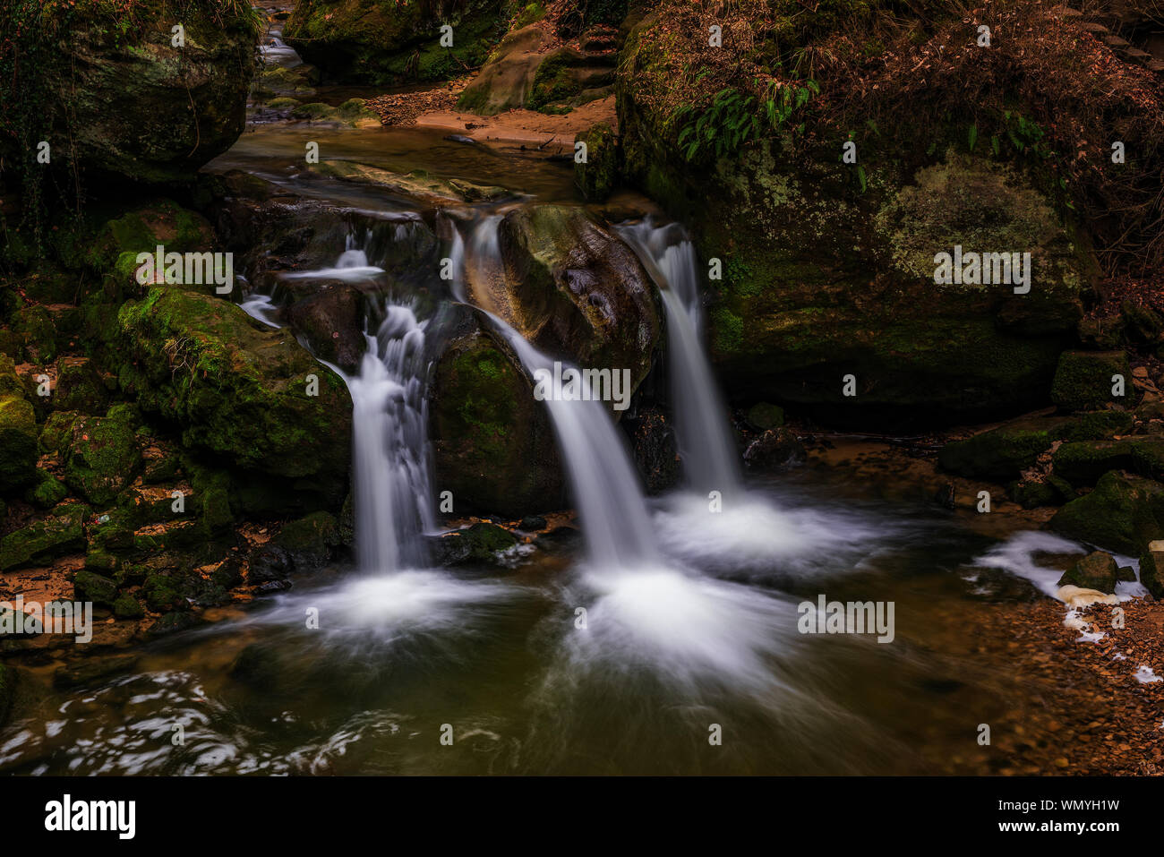 The Schiessentümpel is a small and picturesque waterfall on the Black ...