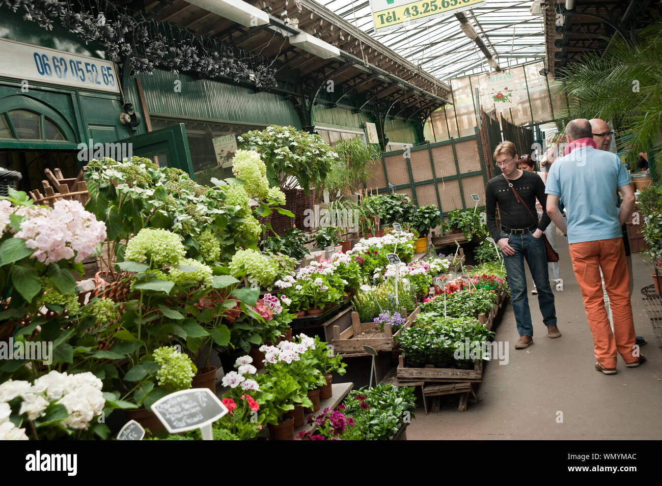 Paris, Ile de la Cite, Blumenmarkt - Paris, Ile de la Cite, Flower ...