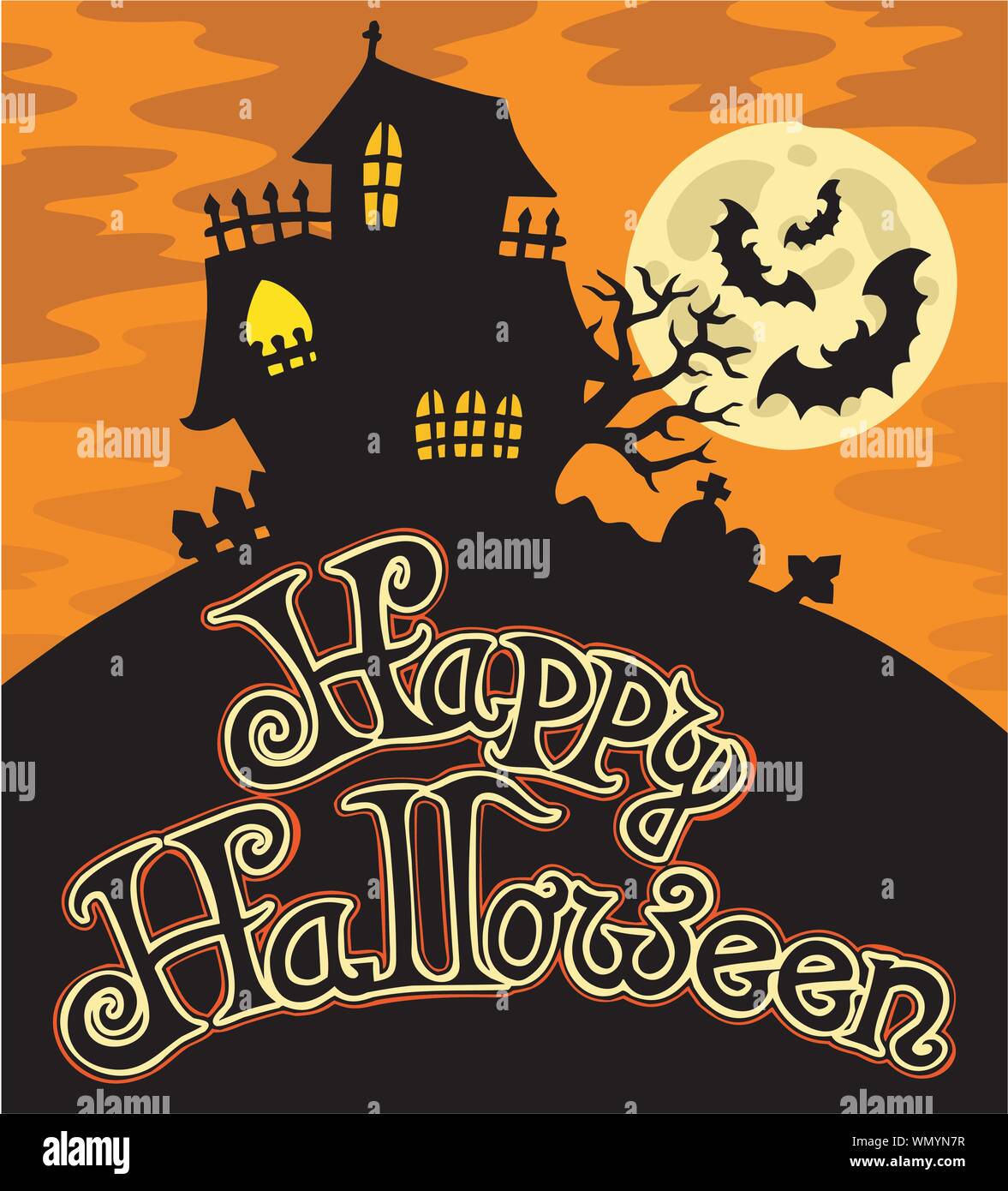 Happy Halloween theme 1 Stock Vector Image & Art - Alamy