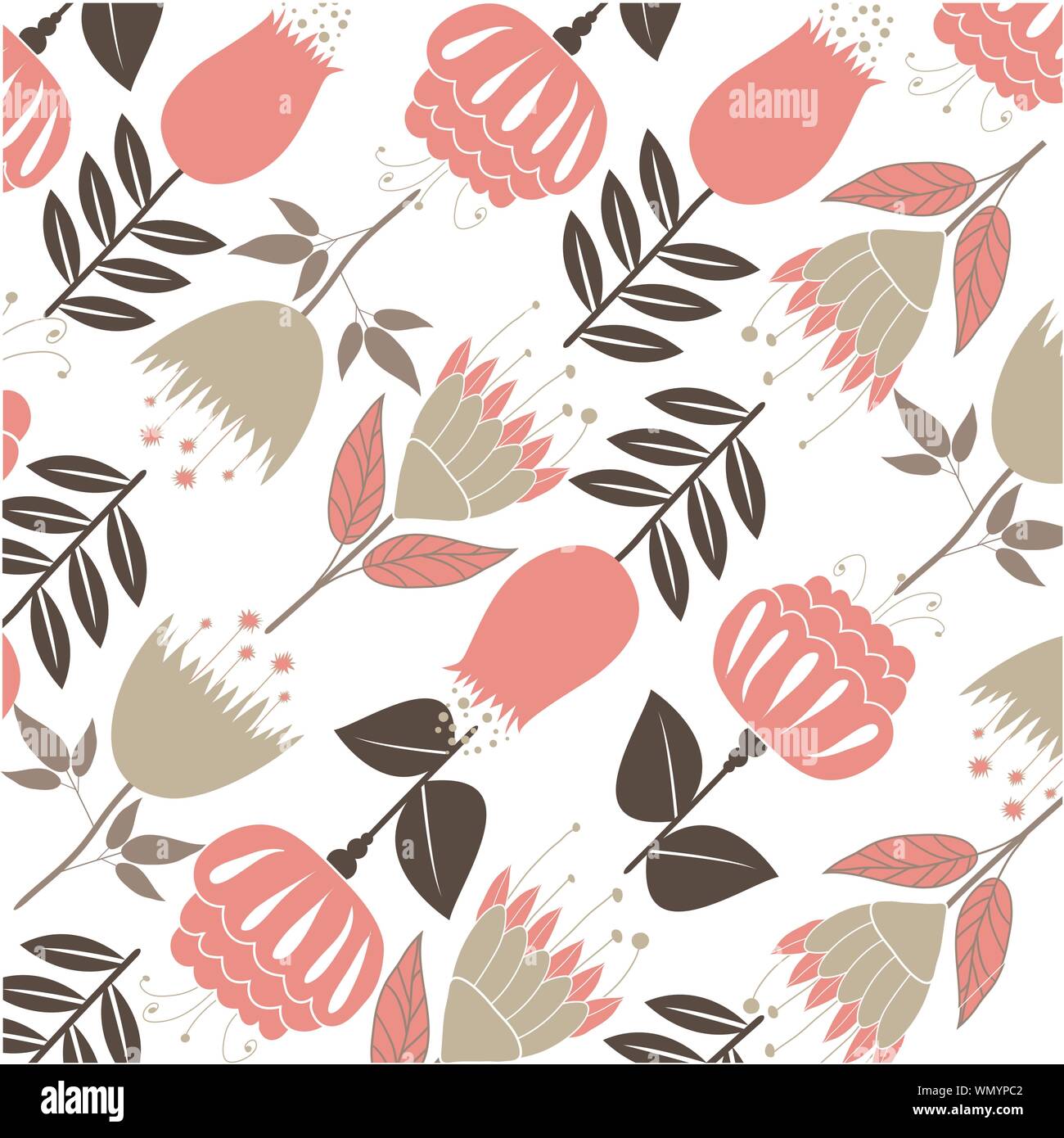 Lovely Spring Design with Flowers. Vector Illustration Stock Vector ...