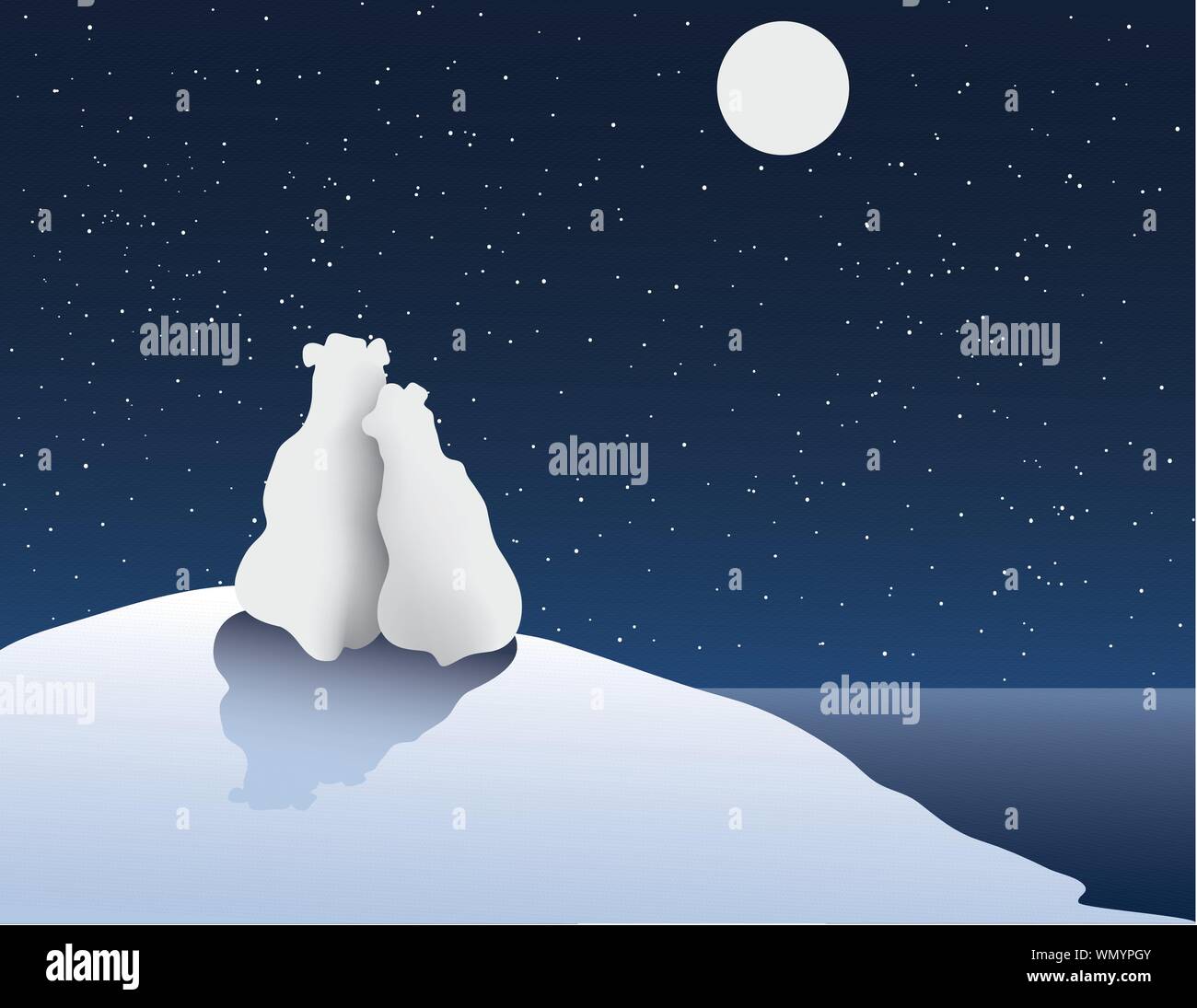 Arctic alaska winter Stock Vector Images - Alamy