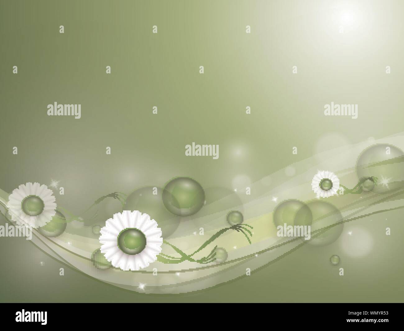 floral environmental vector frame Stock Vector Image & Art - Alamy
