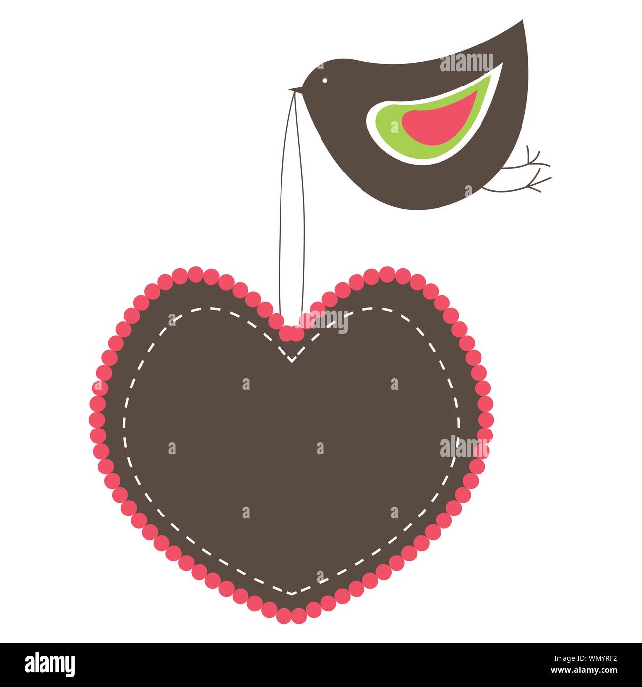 Heart Shaped banners. vector illustration Stock Vector Image & Art - Alamy