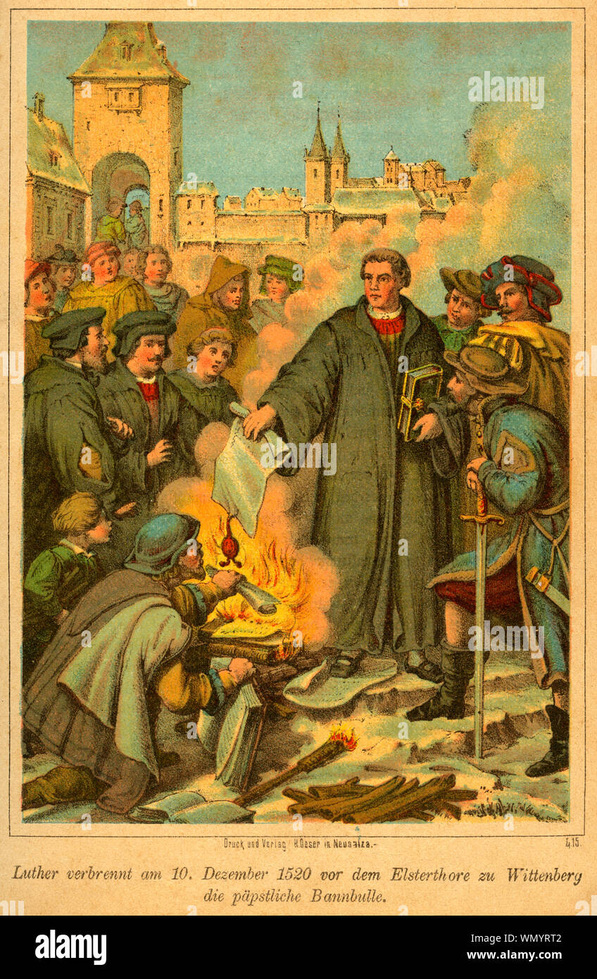 Martin luther und die wittenberg reformer hi-res stock photography and ...