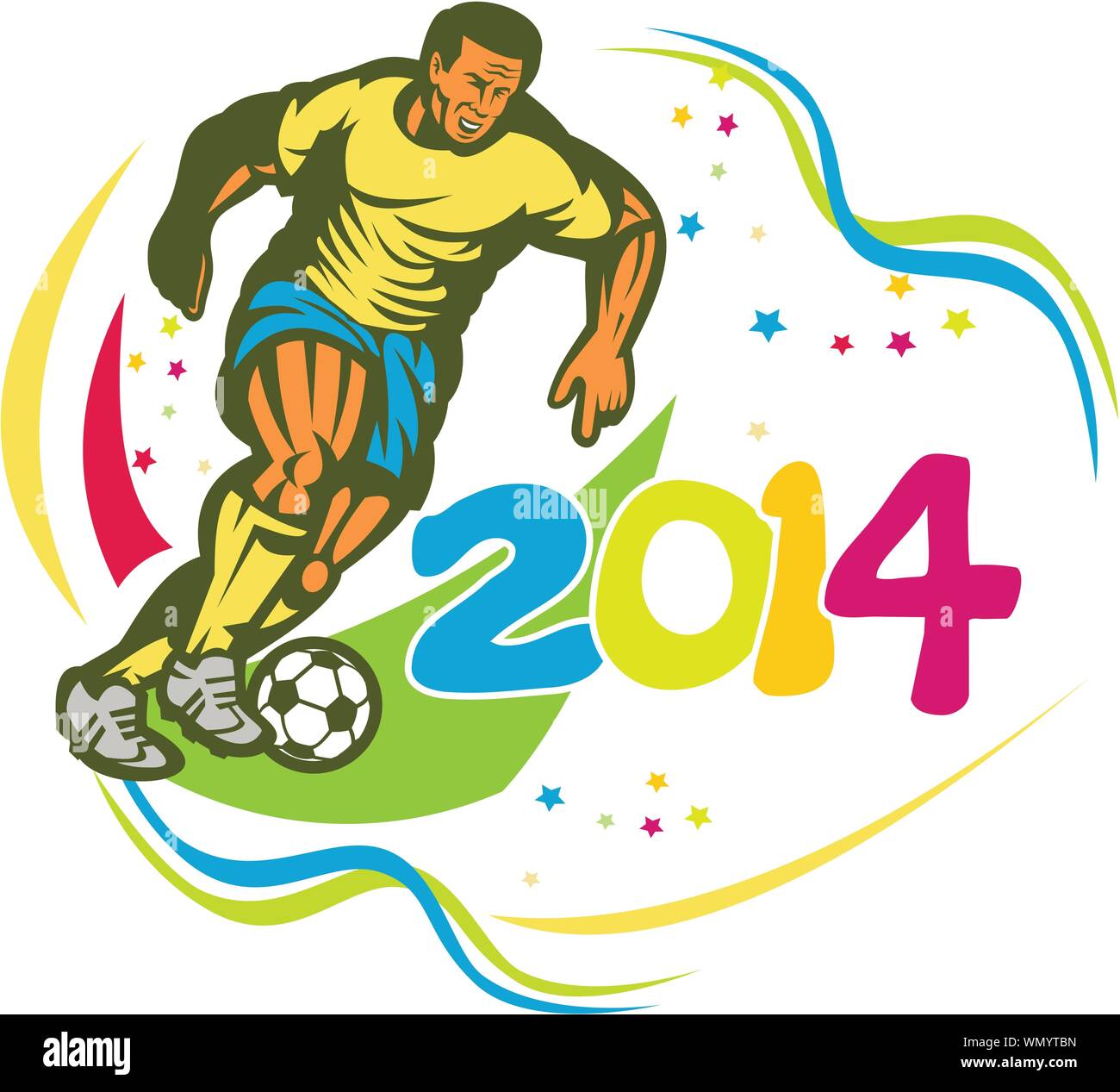 Brazilian football squad Stock Vector Images - Alamy