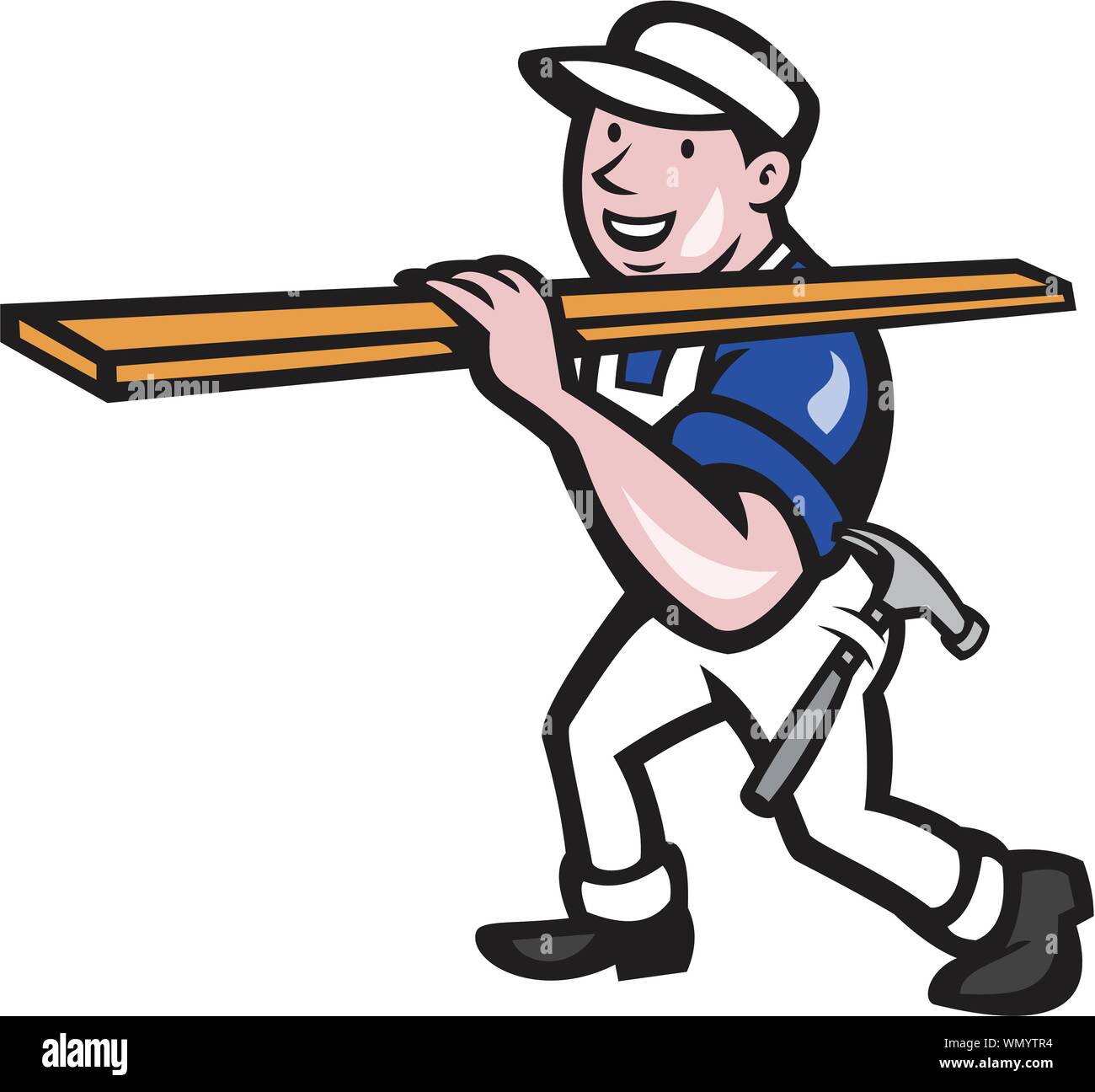 Timber carrying Stock Vector Images - Alamy