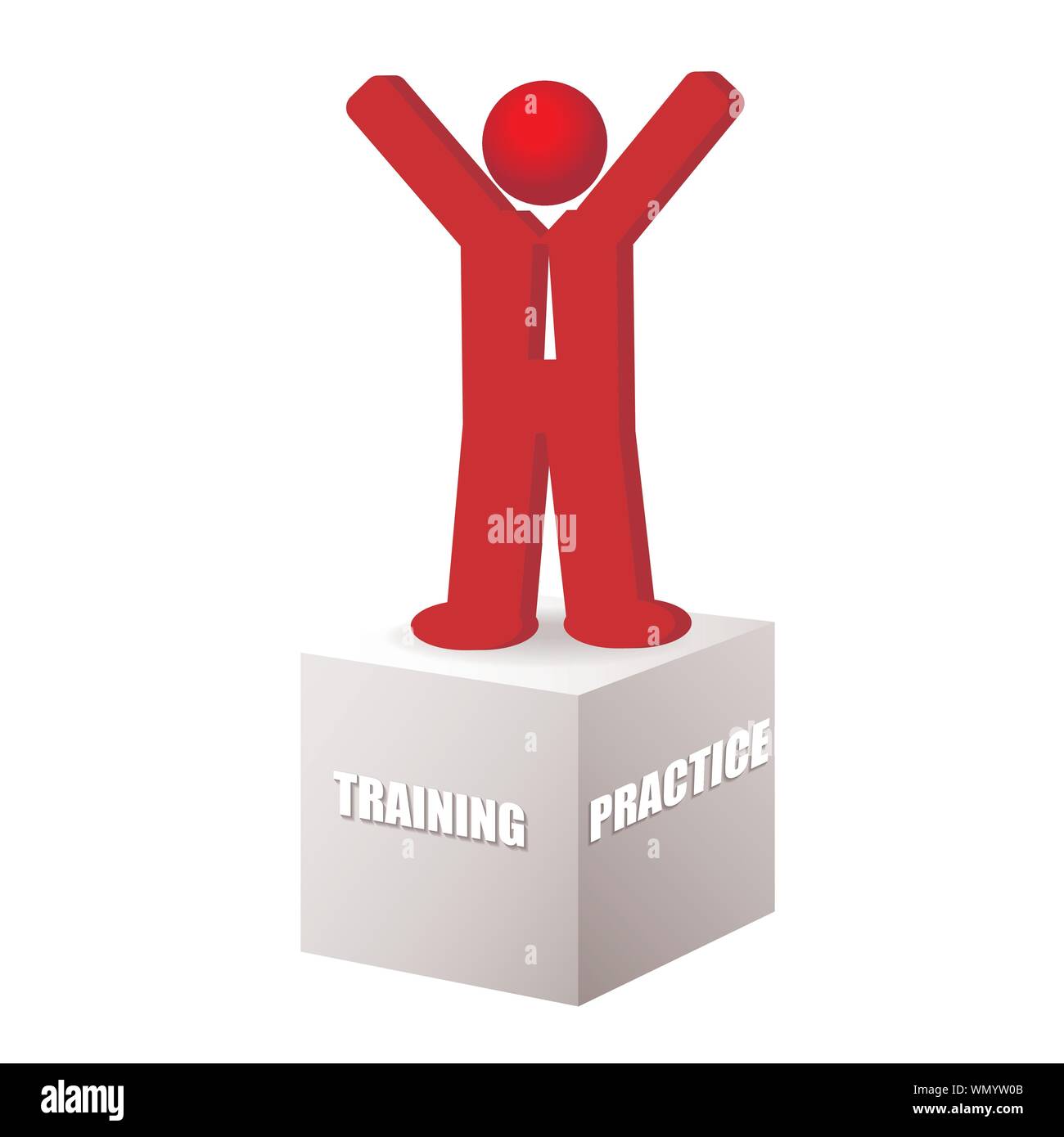 Business people celebrating success Stock Vector Images - Alamy