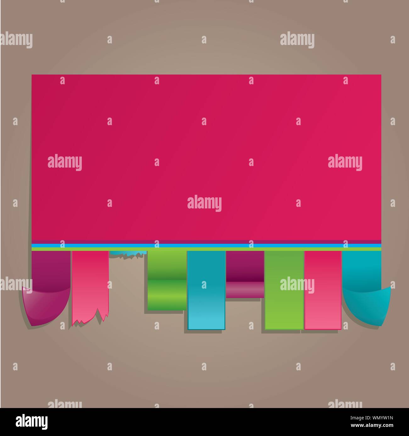 Colorful announcement. vector illustration Stock Vector Image & Art - Alamy