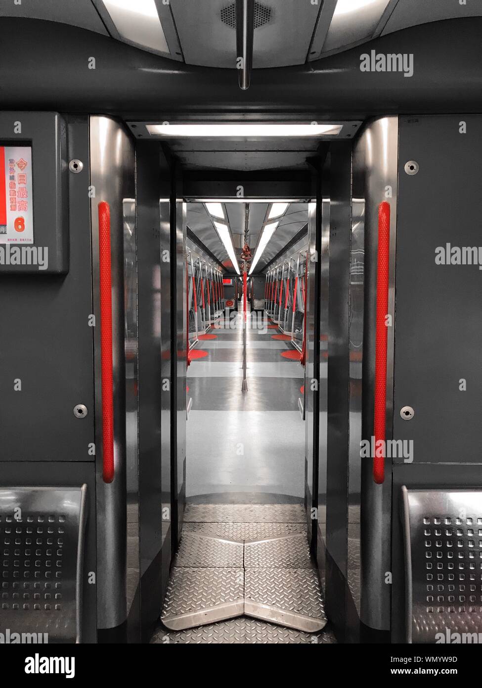 Empty subway train hi-res stock photography and images - Alamy