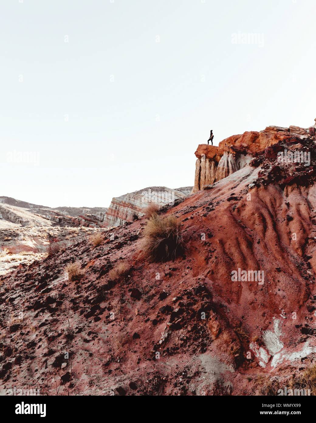 Person standing on cliff edge hi-res stock photography and images - Alamy