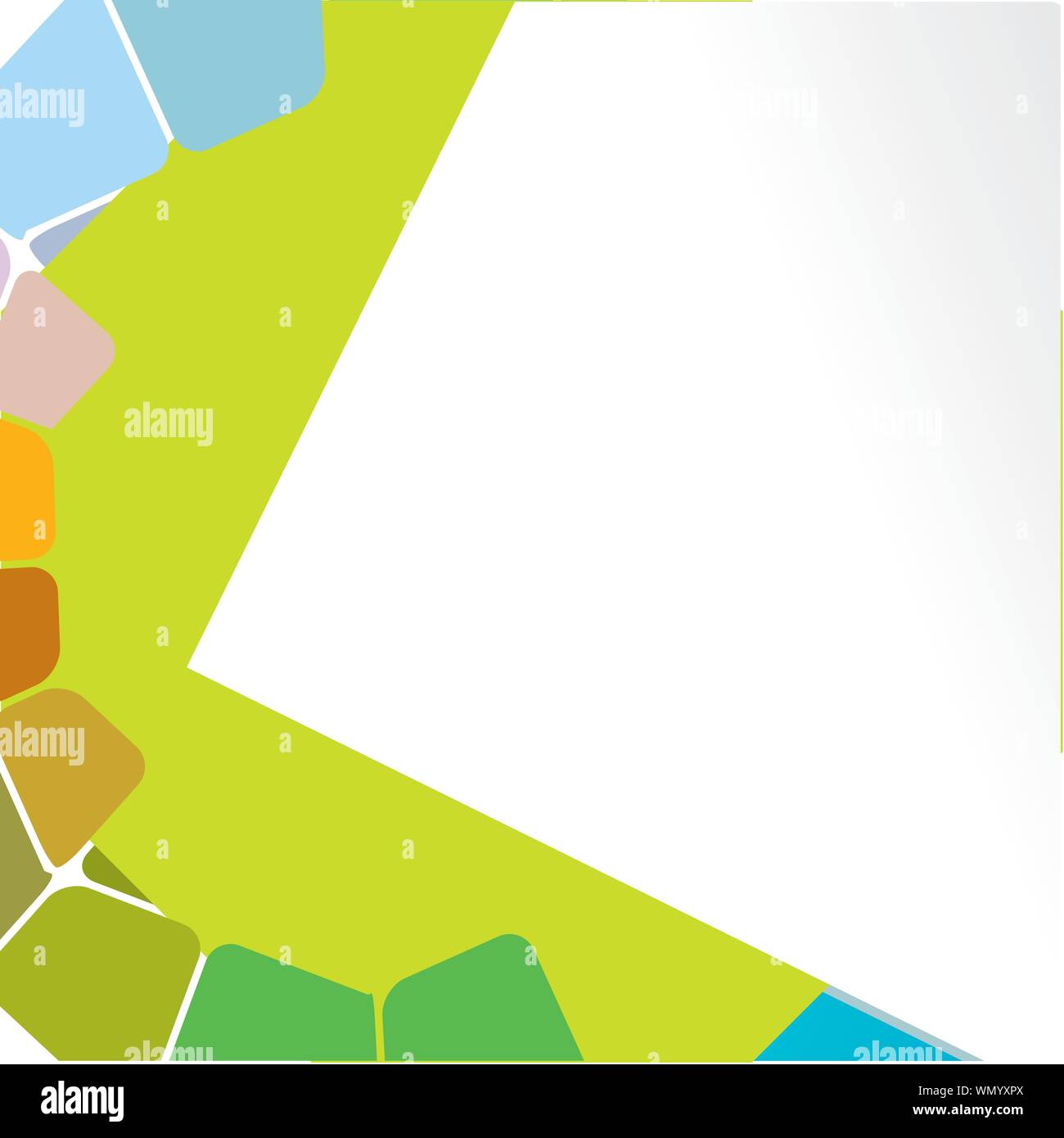 Abstract Geometric Mosaic Background Vector Illustration Stock Vector