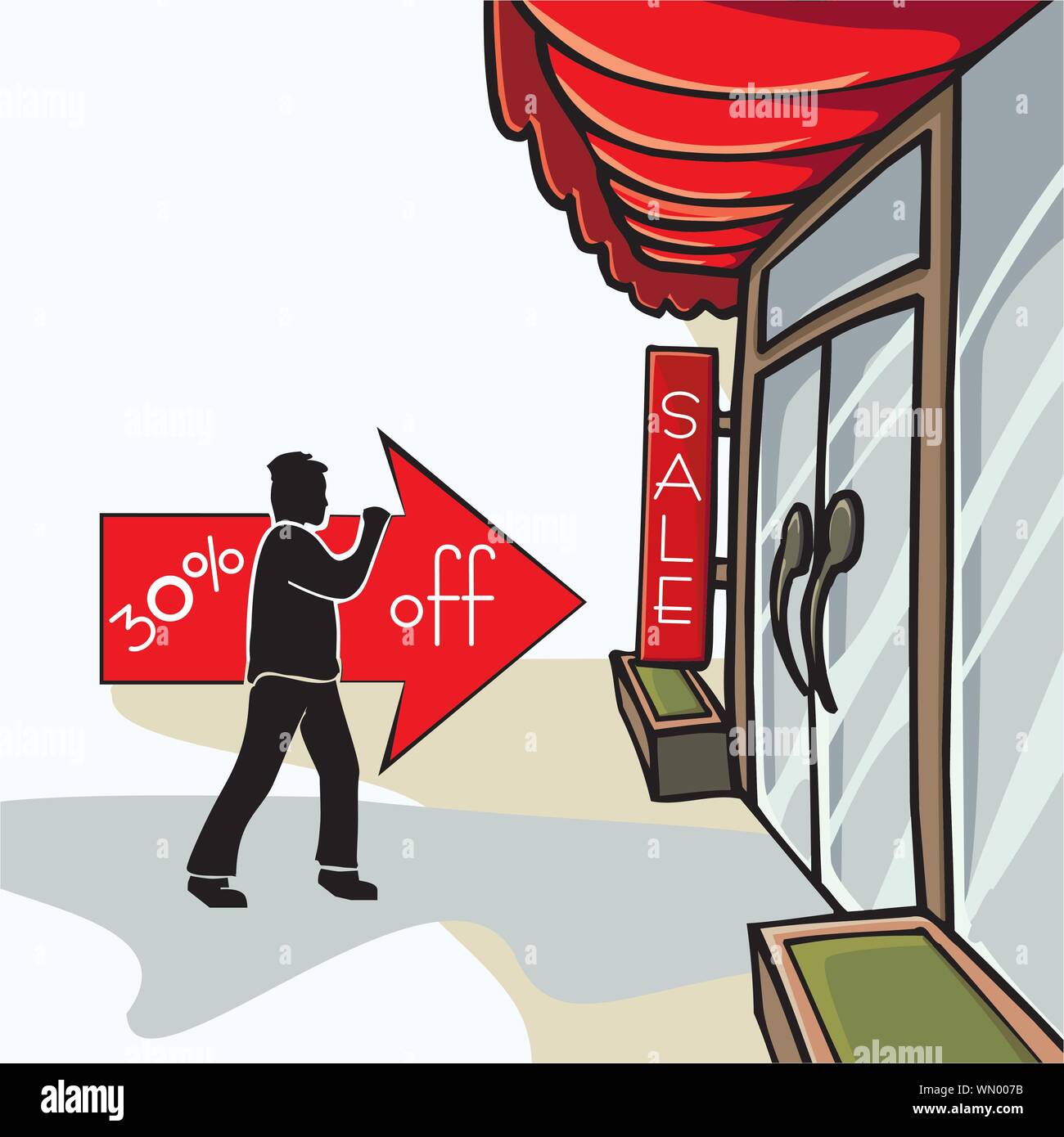 Cartoon advert hi-res stock photography and images - Alamy