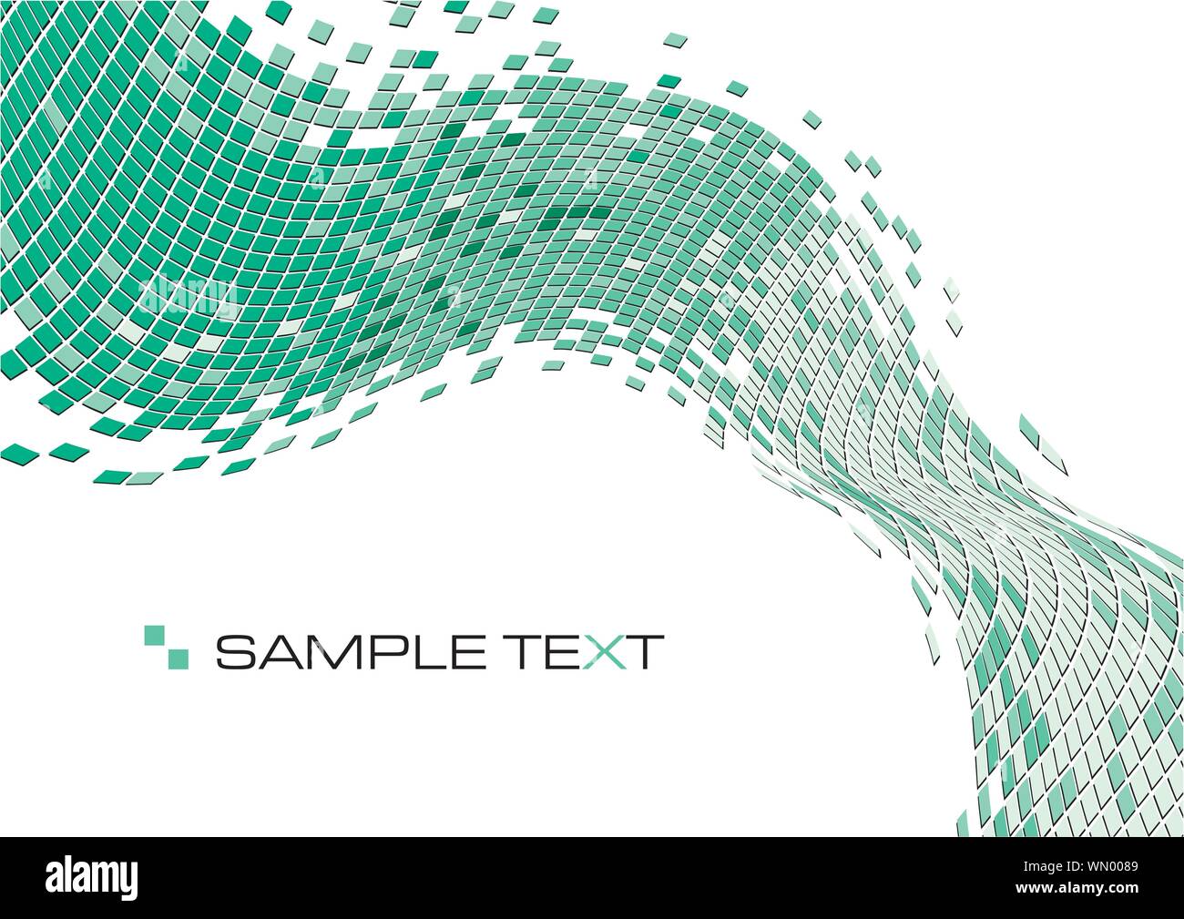 Green abstract background Stock Vector Image & Art - Alamy