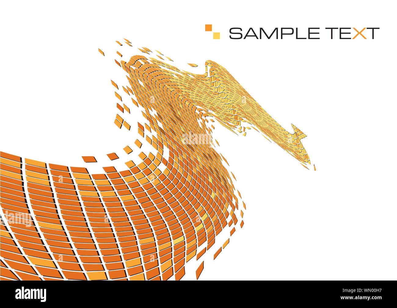 Orange abstract background Stock Vector Image & Art - Alamy