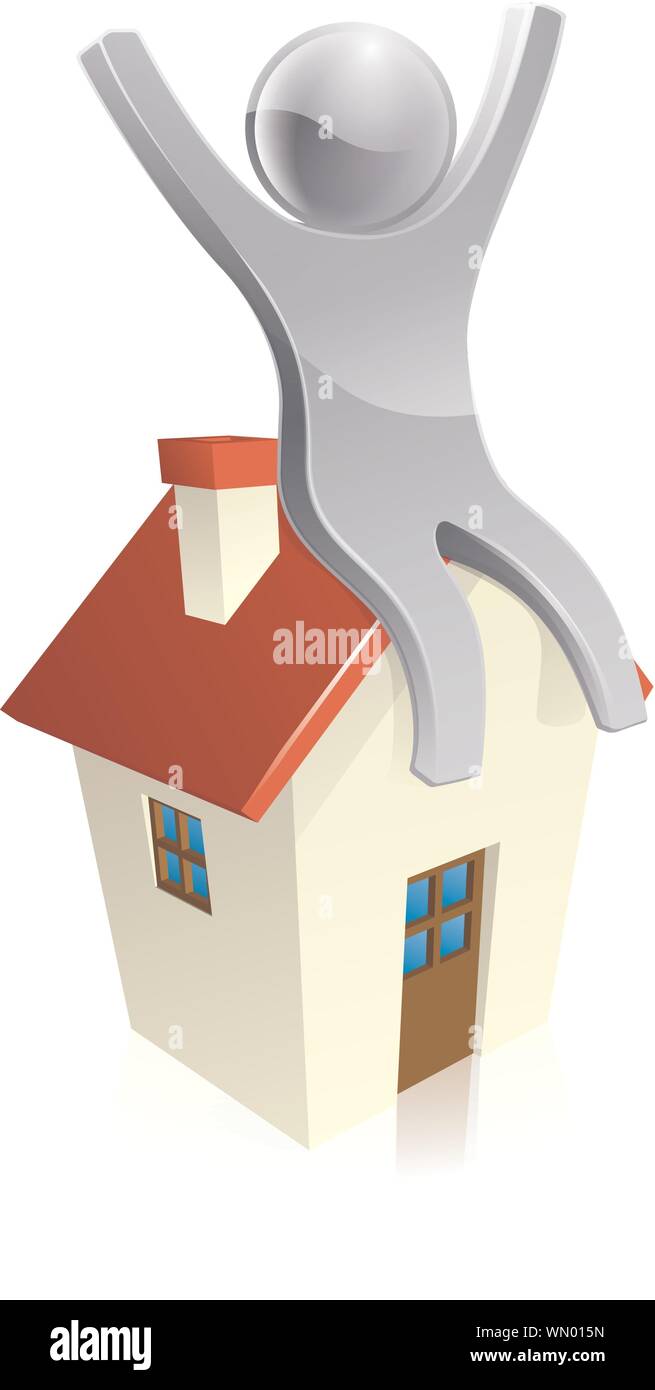 3d people raised hands Stock Vector Images - Alamy