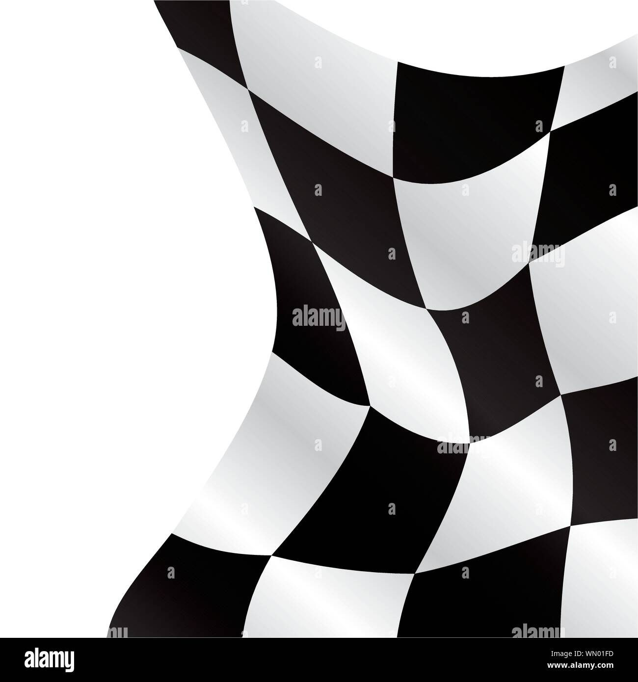 Checkered flag f1 Stock Vector Images - Alamy