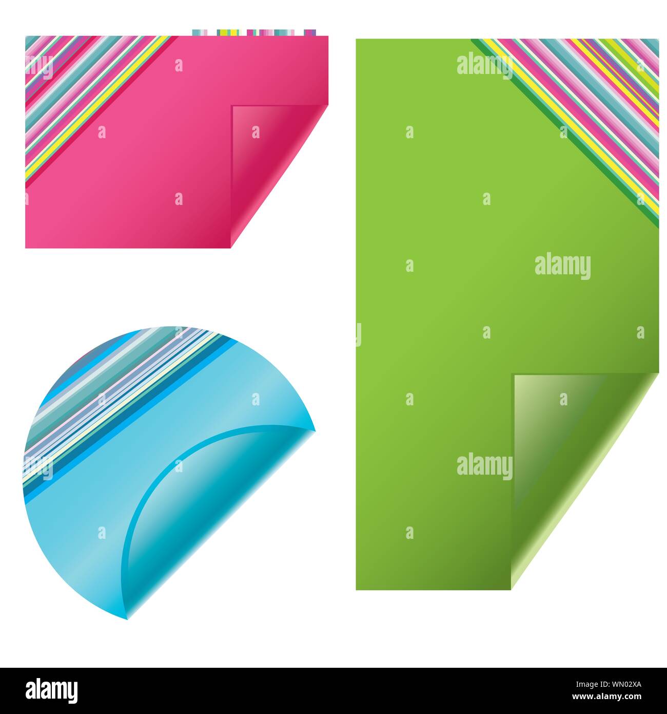Instant notes Stock Vector Images - Alamy