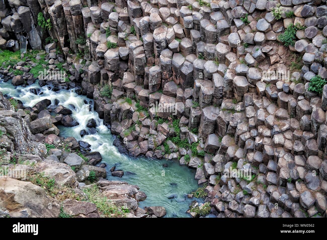 Basaltic prisms hi-res stock photography and images - Alamy