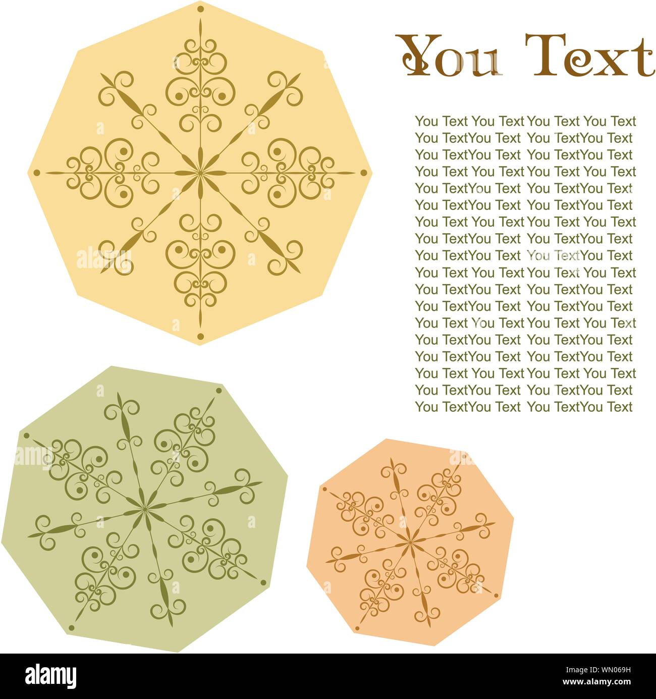 Spring flakes Stock Vector Images - Alamy