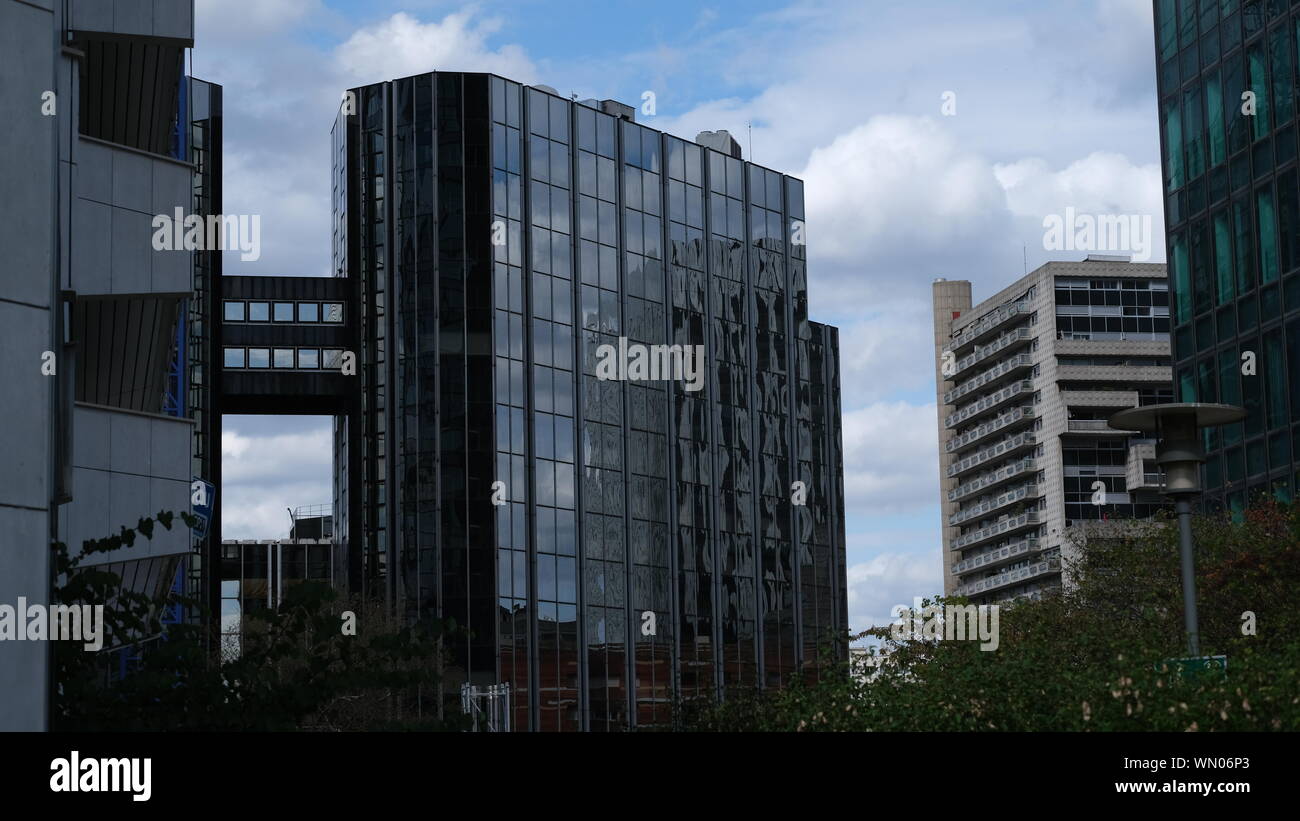Walkway Connecting Buildings Stock Photo - Alamy