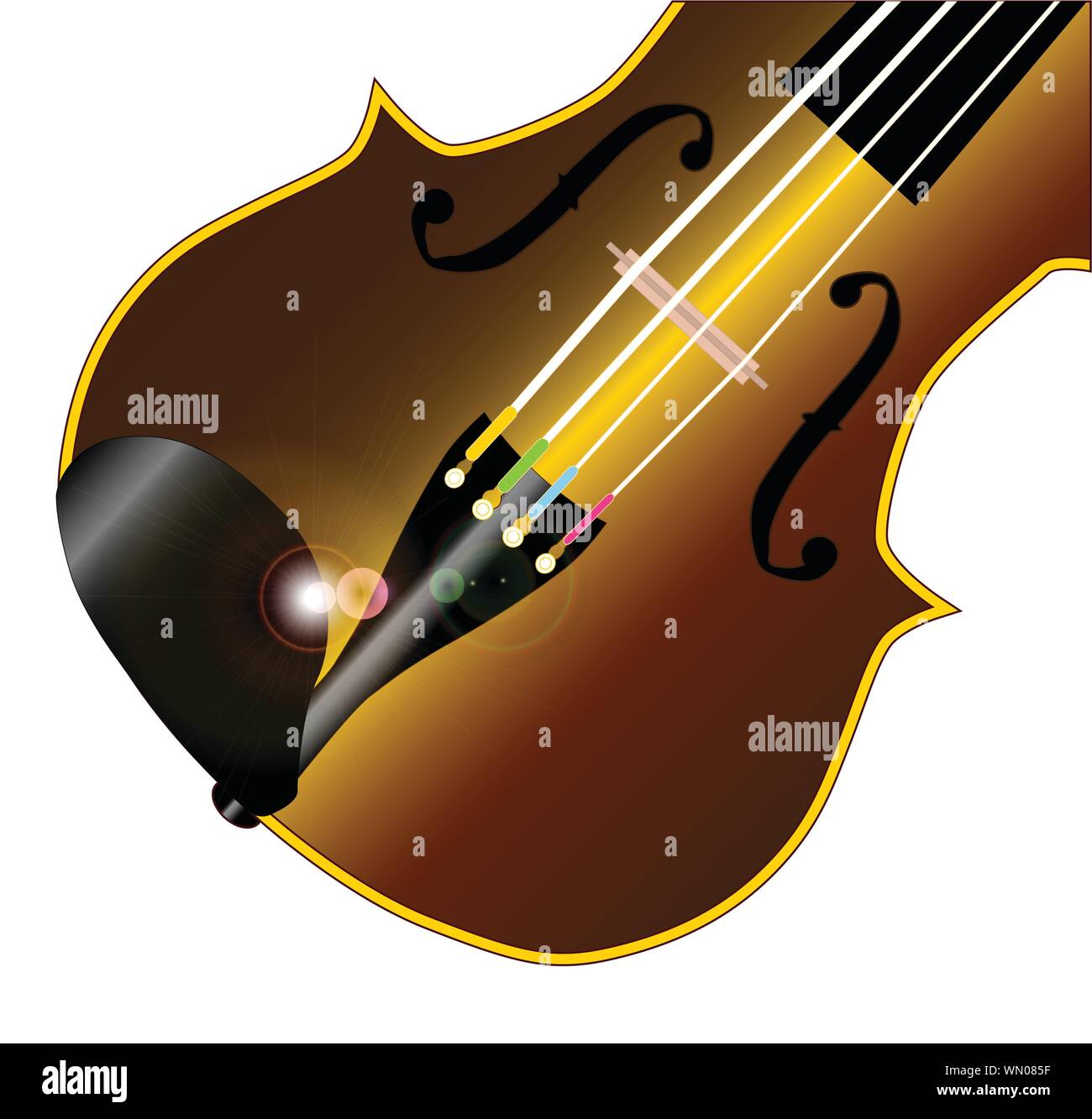 Horse hair closeup Stock Vector Images - Alamy