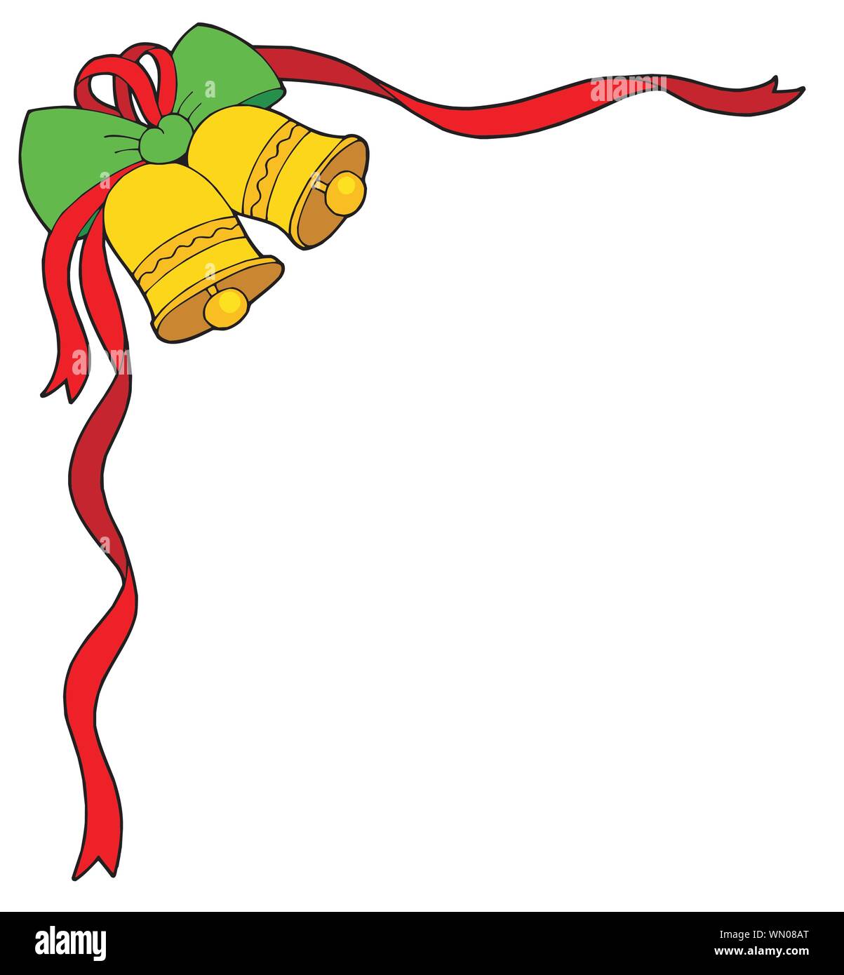 Christmas Bells Border Clip Art