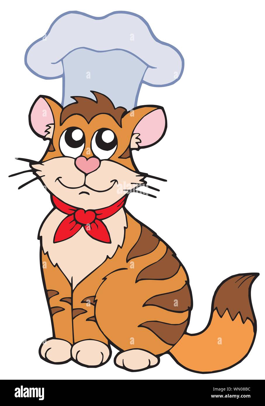 Cartoon cat chef Stock Vector Image & Art - Alamy