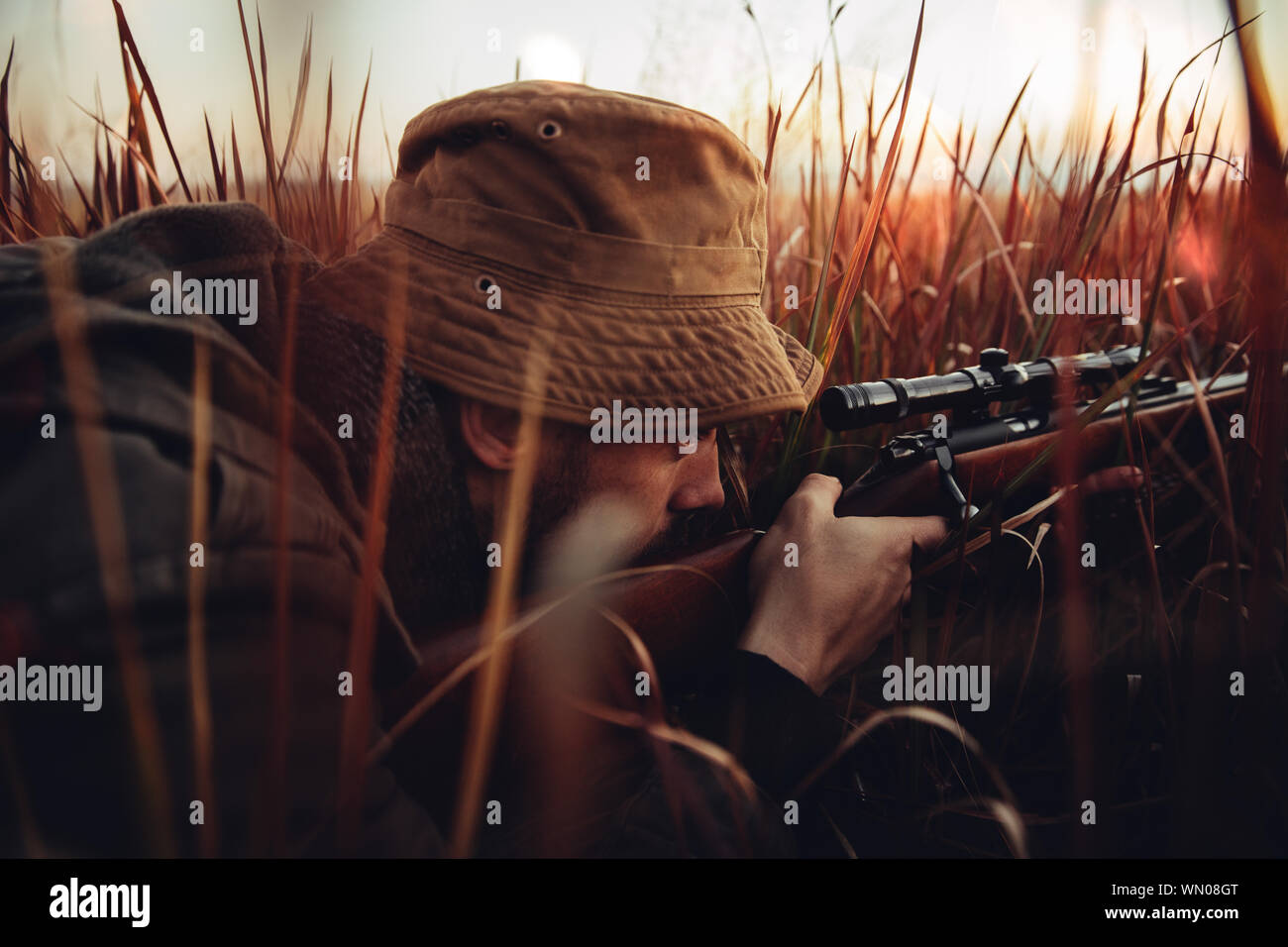 Man Aiming Shotgun High Resolution Stock Photography and Images - Alamy