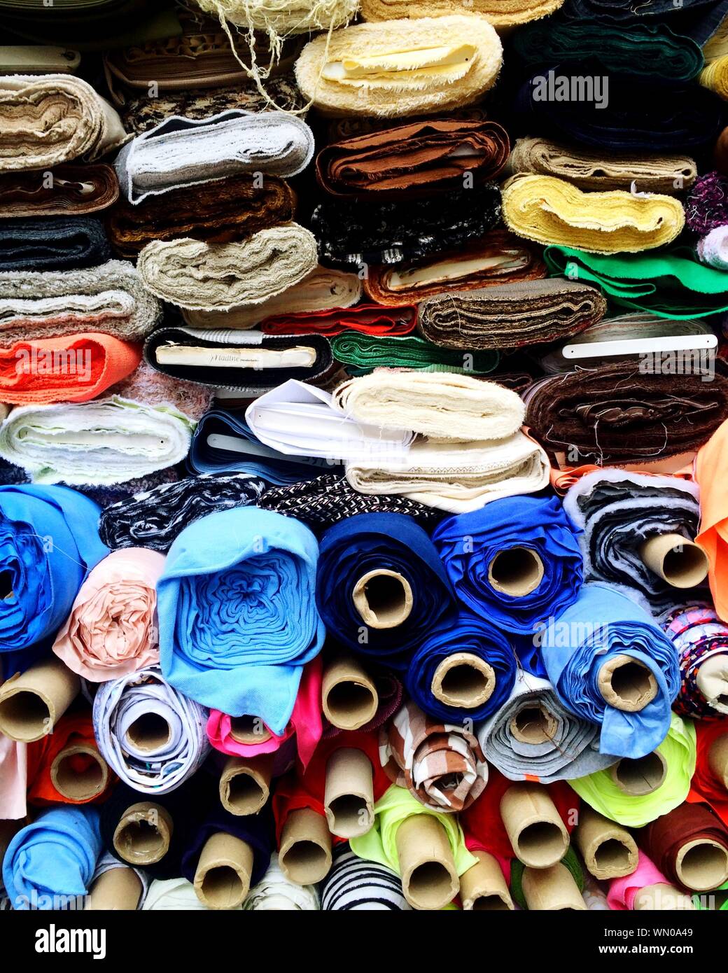 Various fabrics hi-res stock photography and images - Alamy