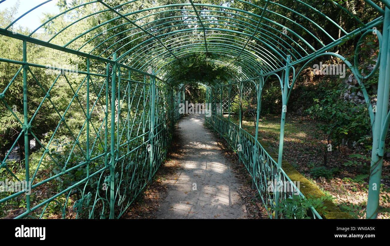 Archway with trees hi-res stock photography and images - Alamy