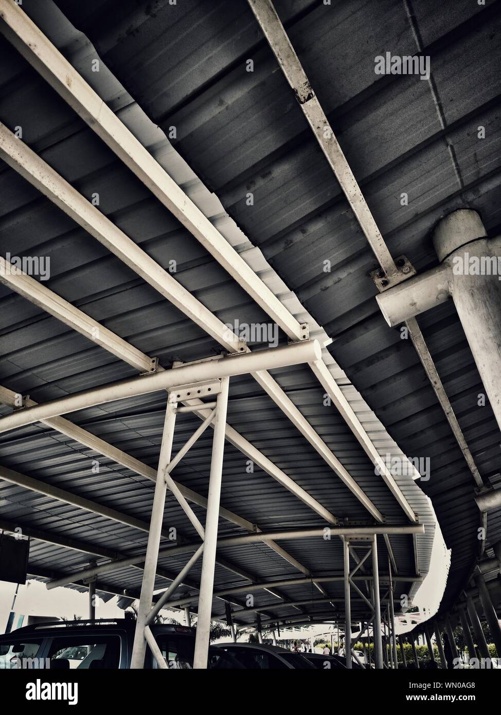 Corrugated metal ceiling hi-res stock photography and images - Alamy