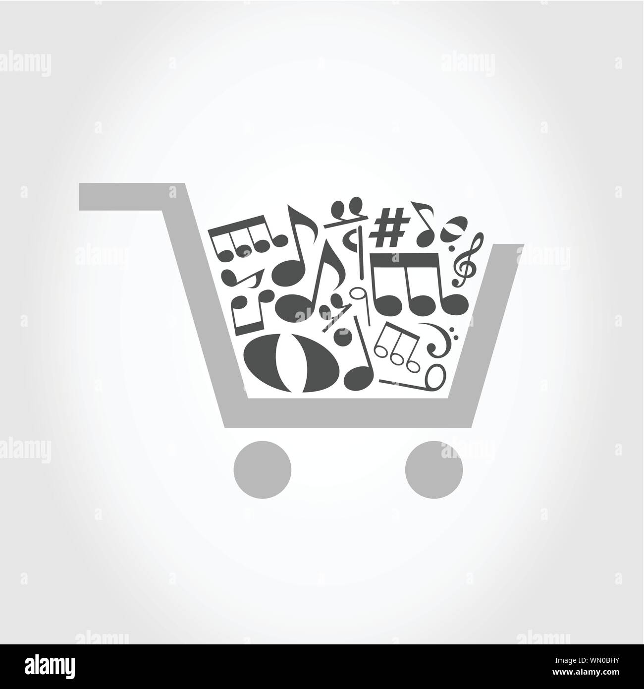 Note a cart Stock Vector Image & Art - Alamy