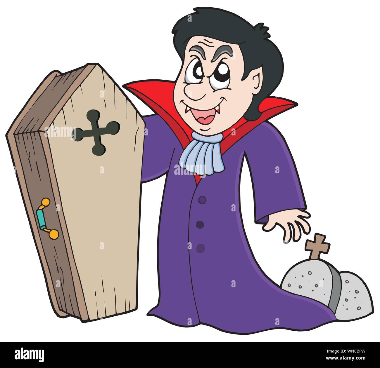 Vampire Coffin Clipart