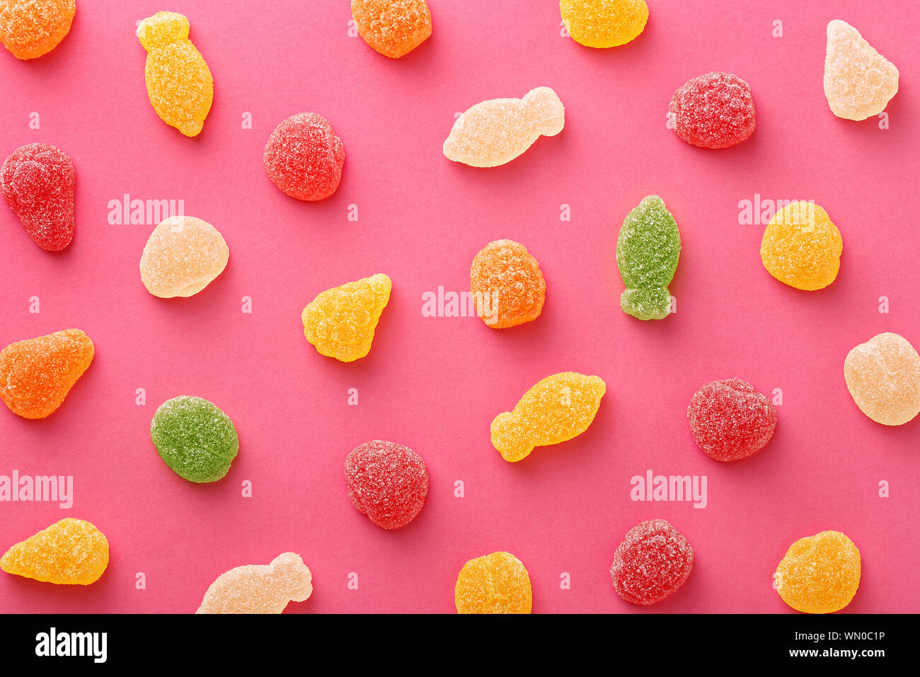 Sugar gummy background hi-res stock photography and images - Alamy