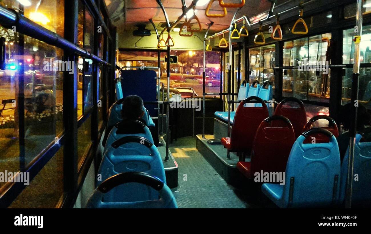 Interior illuminated bus bus hi-res stock photography and images - Alamy
