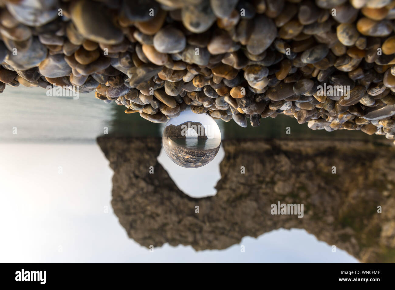Pebble arch in the water hi-res stock photography and images - Alamy