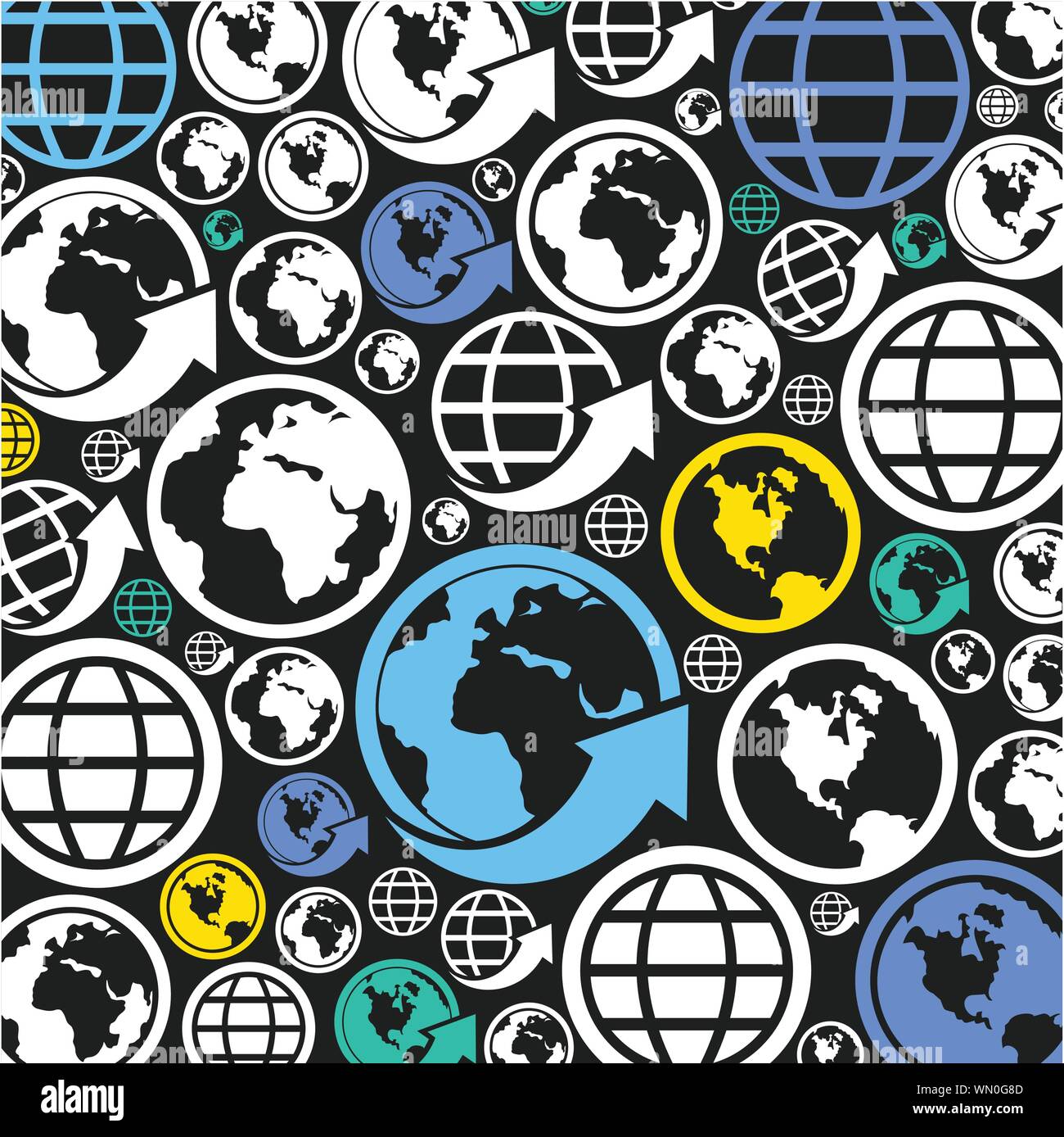 World europe sea Stock Vector Images - Alamy