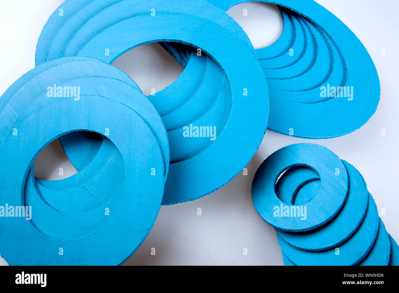 Objects blue background hi-res stock photography and images - Alamy