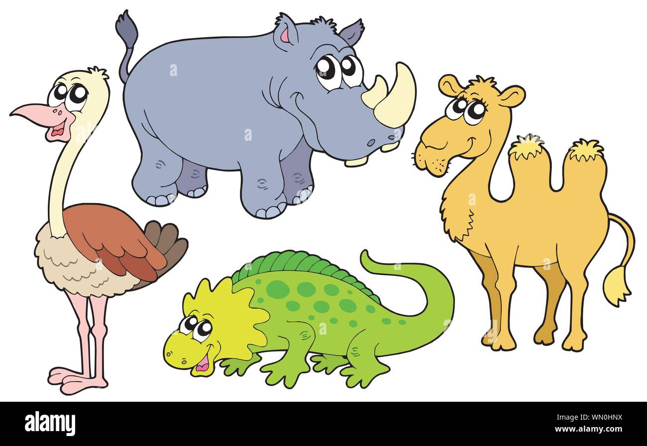 Zoo animals collection Stock Vector Image & Art - Alamy