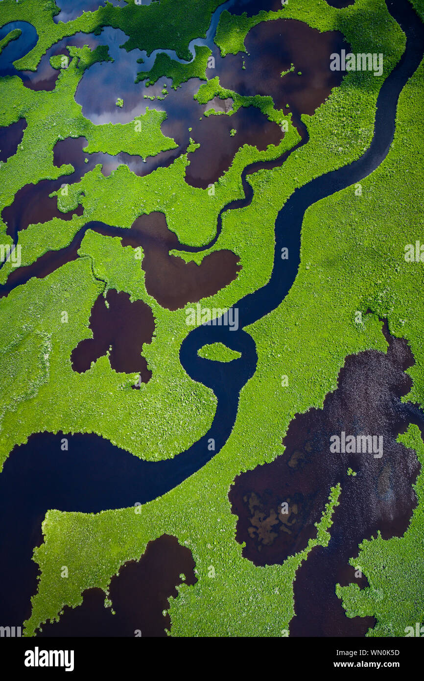 Everglades aerial view florida hi-res stock photography and images - Alamy