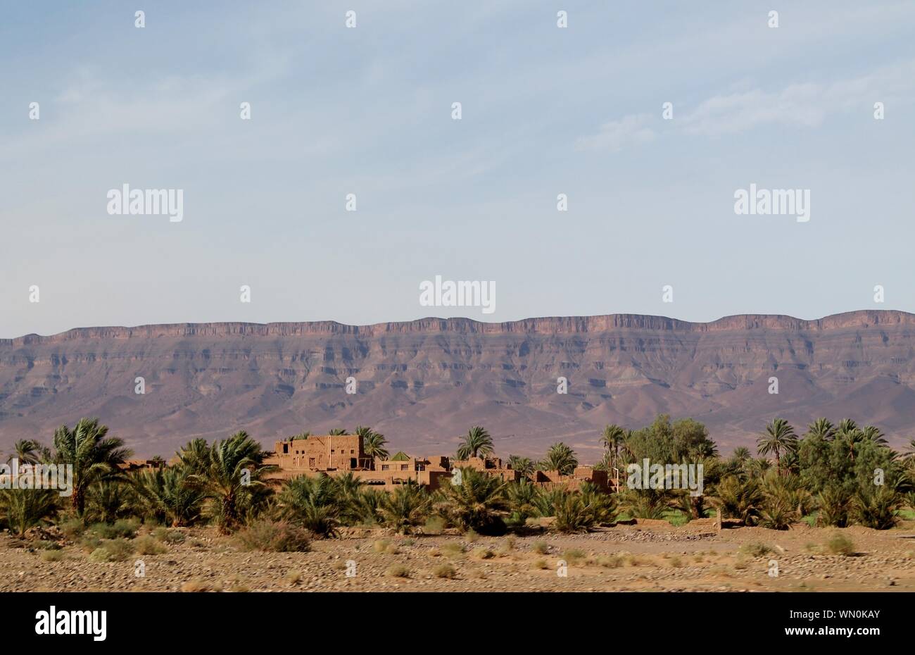 Rock Formation With Sky In Background Stock Photo - Alamy