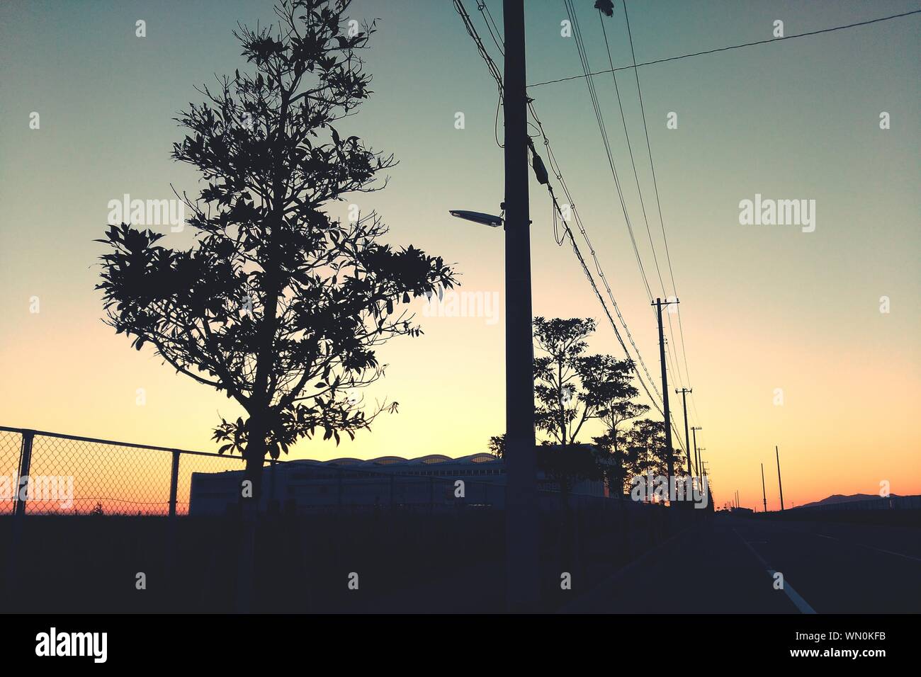 Telephone poles cable hi-res stock photography and images - Alamy