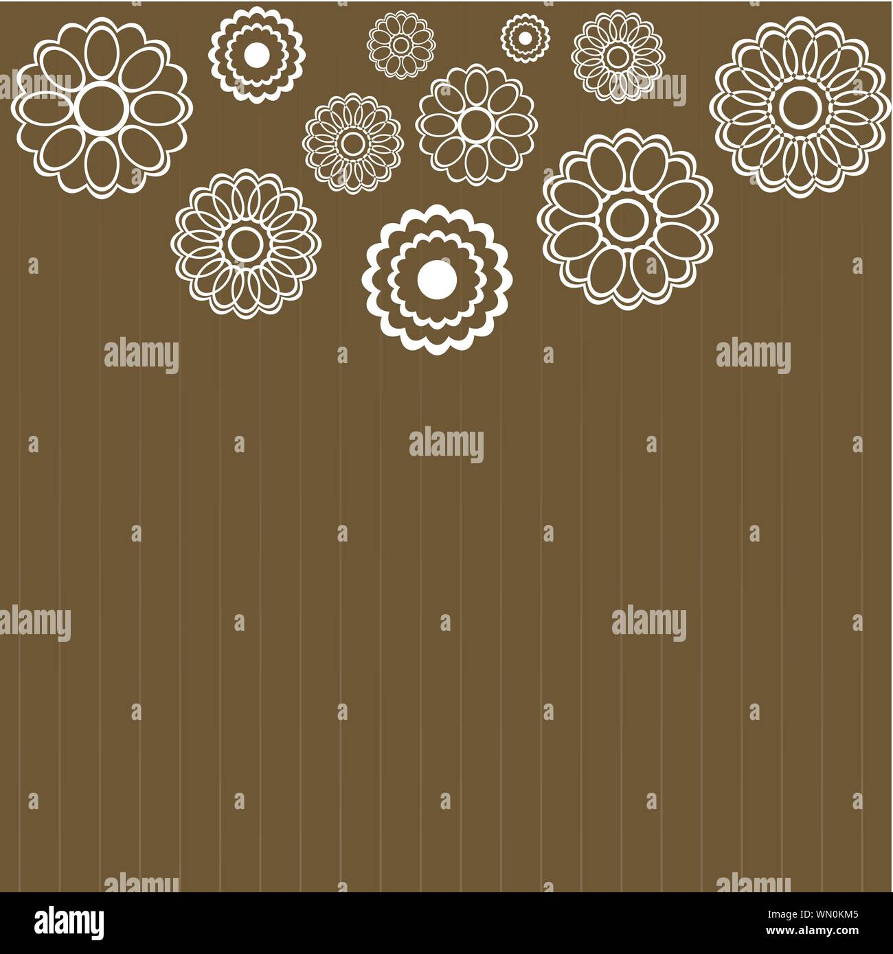 Beautiful vector background with flowers Stock Vector Image & Art - Alamy