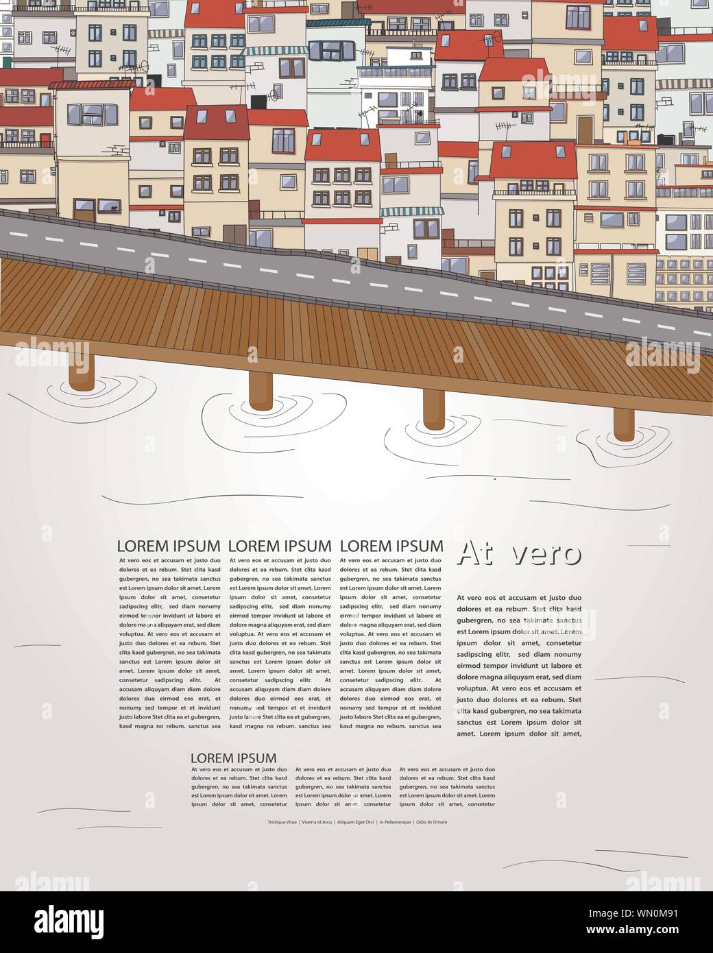 Old city template Stock Vector Image & Art - Alamy