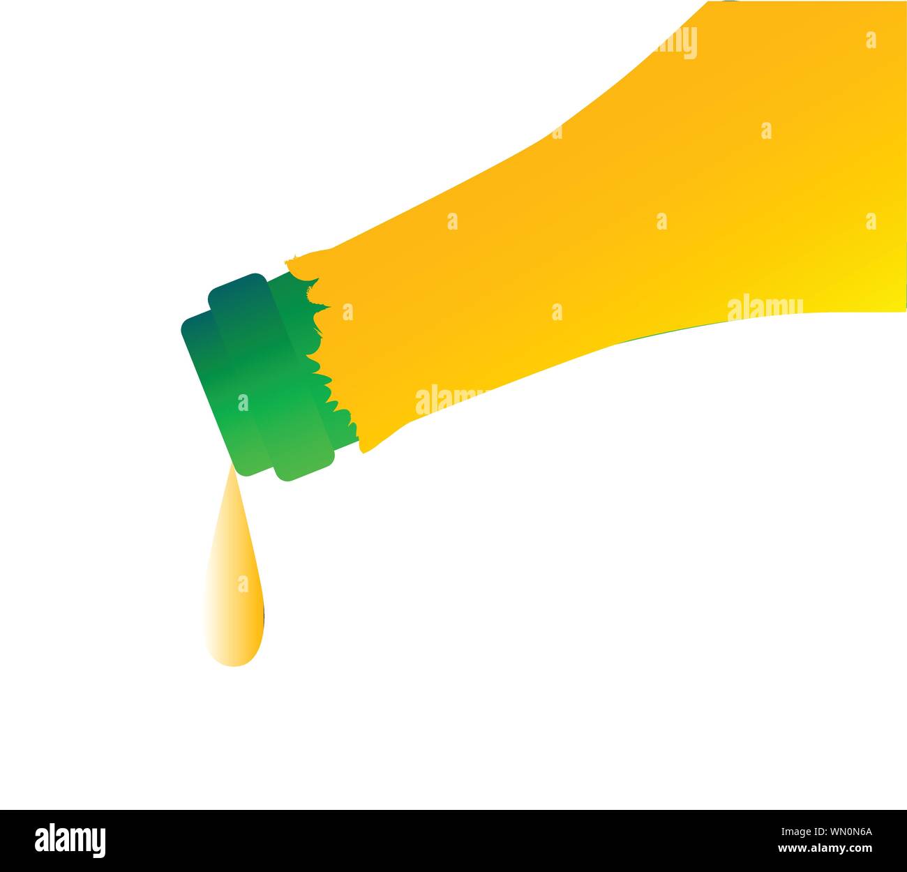 The last drop Stock Vector Images - Alamy