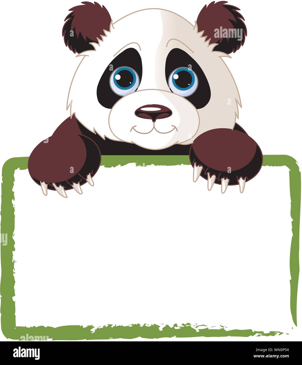 Cute Panda Card Stock Vector Image & Art - Alamy