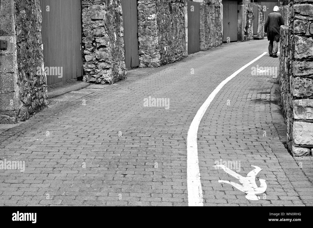 Narrow rear view Black and White Stock Photos & Images - Alamy