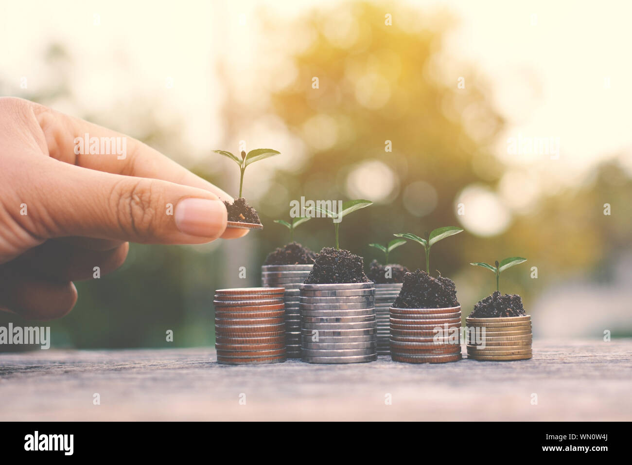 Hand stack hi-res stock photography and images - Alamy