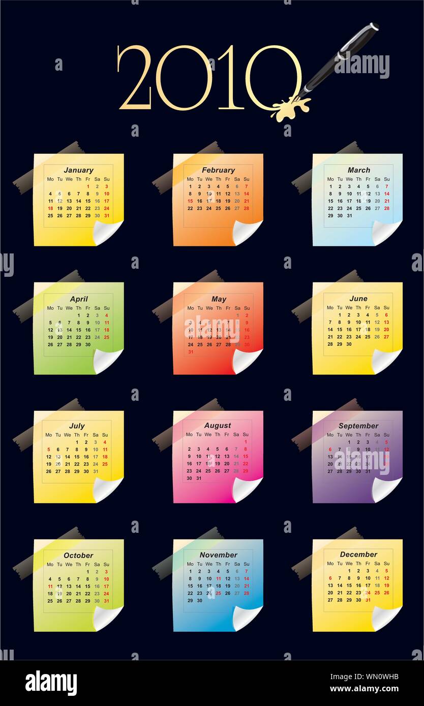 May 2010 Stock Vector Images - Alamy